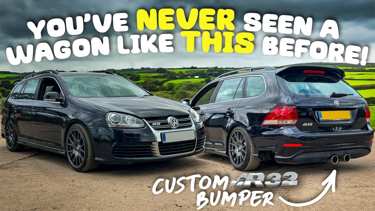 MK5 R32 WAGON BUILD! | Creating a CUSTOM Hybrid Bumper for the GOLF ...
