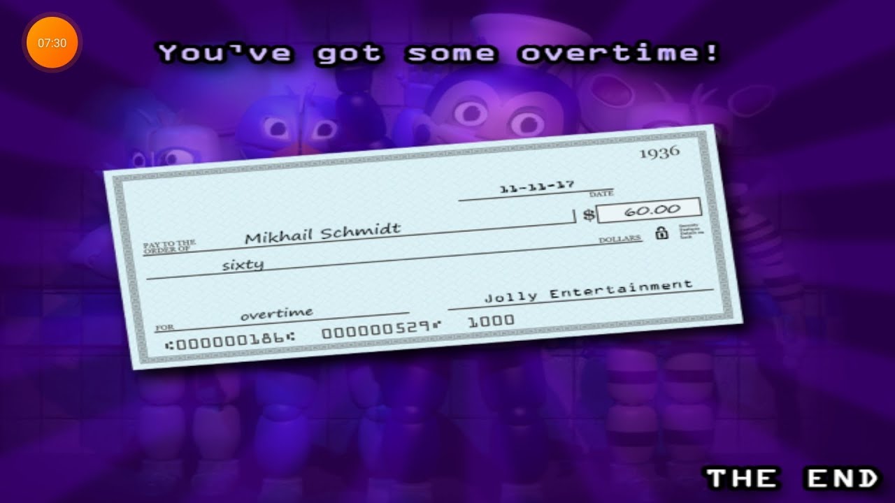 JOLLY mobile night 6 completed + extras & custom night - YouTube