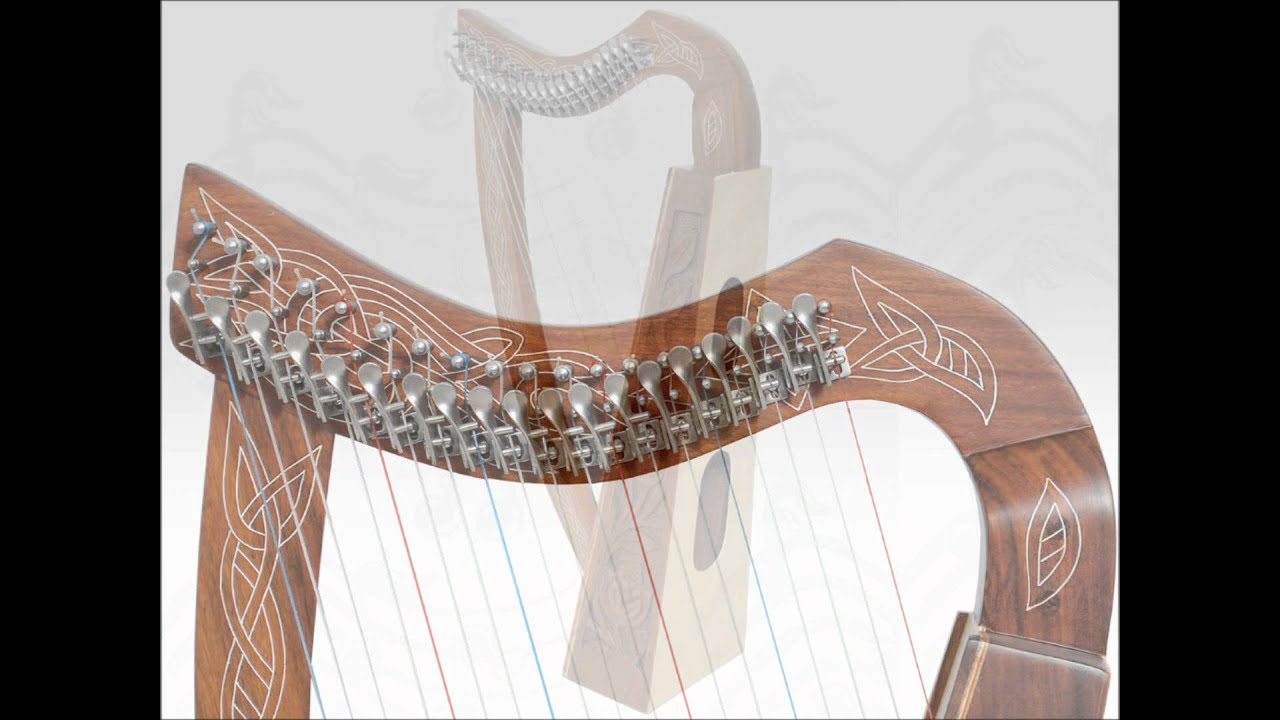 19 Strings Pixie Harp from Baroque Musical Instruments - YouTube