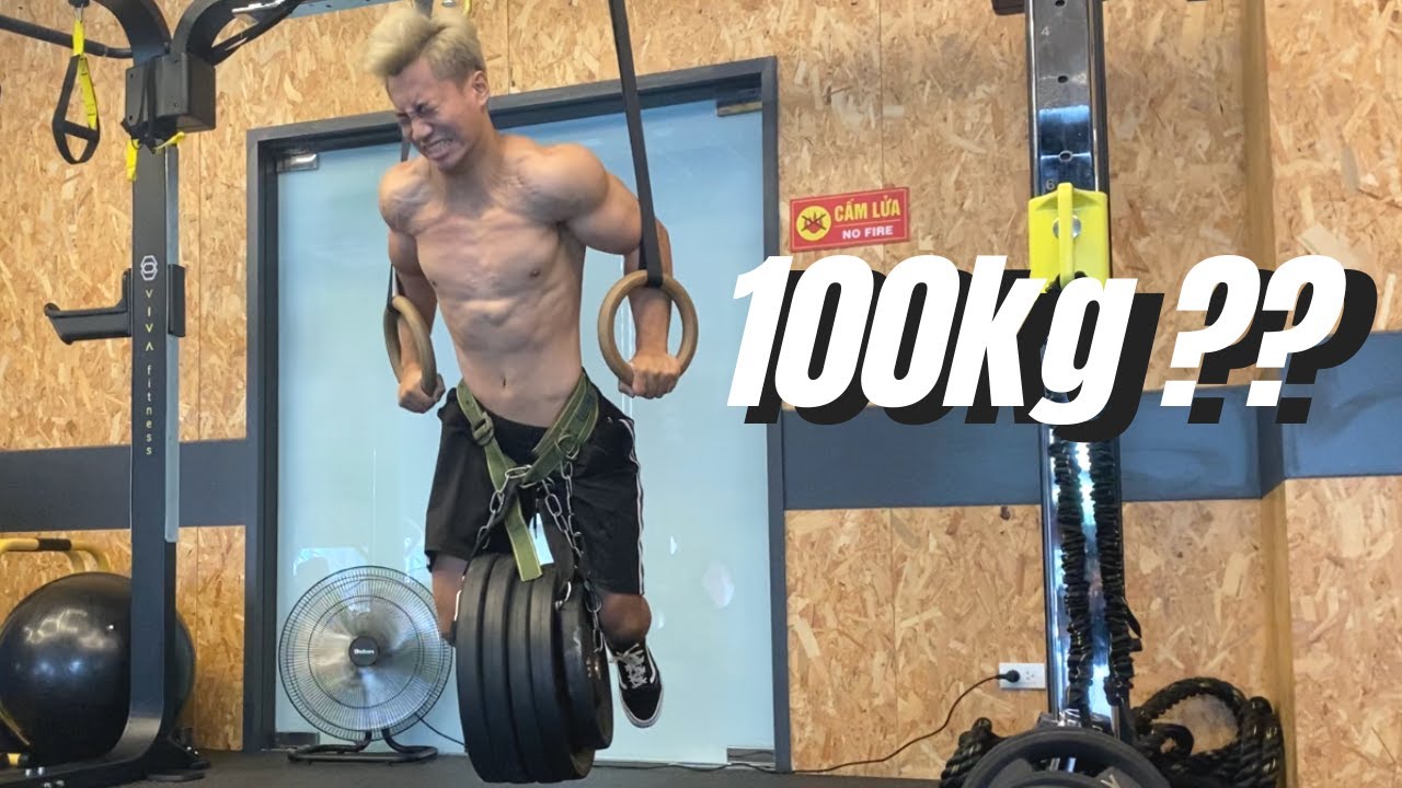 Ring Dip 100kg?? | Hardcore Weighted Calisthenics Challenge - YouTube