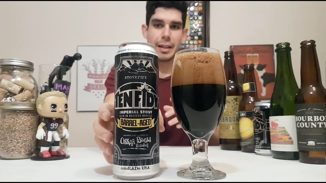 Oskar Blues Barrel-Aged Ten Fidy Stout Beer Review Ep. #71 - YouTube