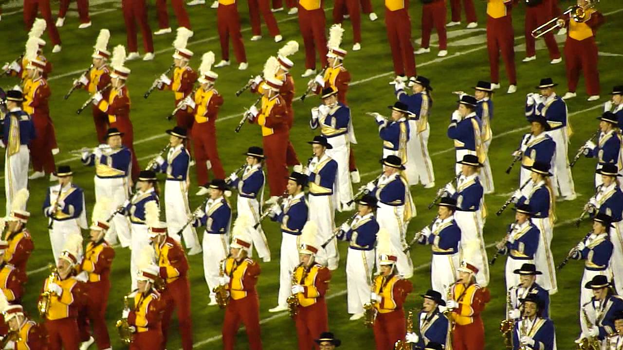 UNI & ISU Marching Bands - YouTube