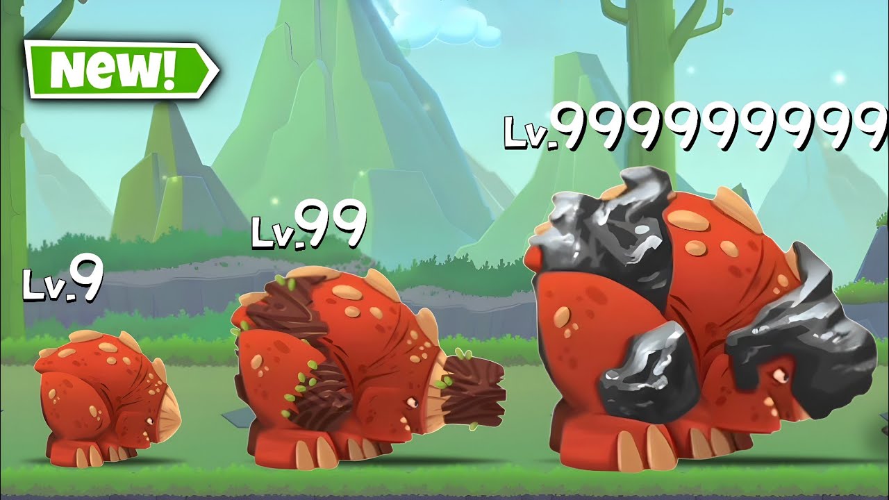 Unlock the Mystery of Dino Bash's New Rocky Dinosaur Max Level! - YouTube