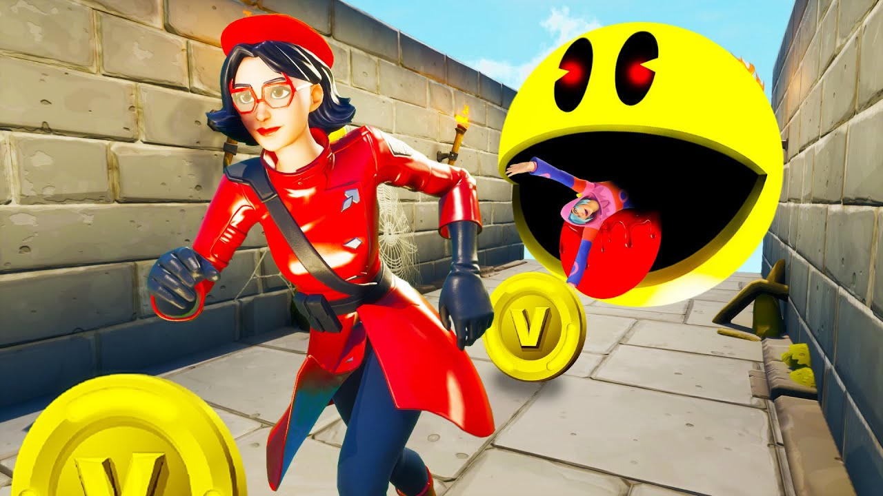 LAUF um dein LEBEN! 😱 PACMAN in Fortnite - YouTube