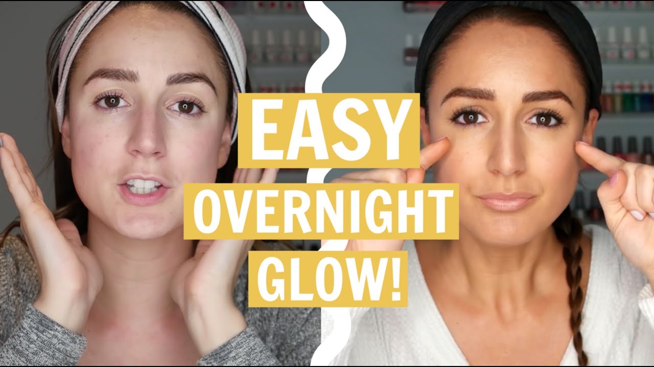 OVERNIGHT Face Transformation (mask + tan)! - YouTube
