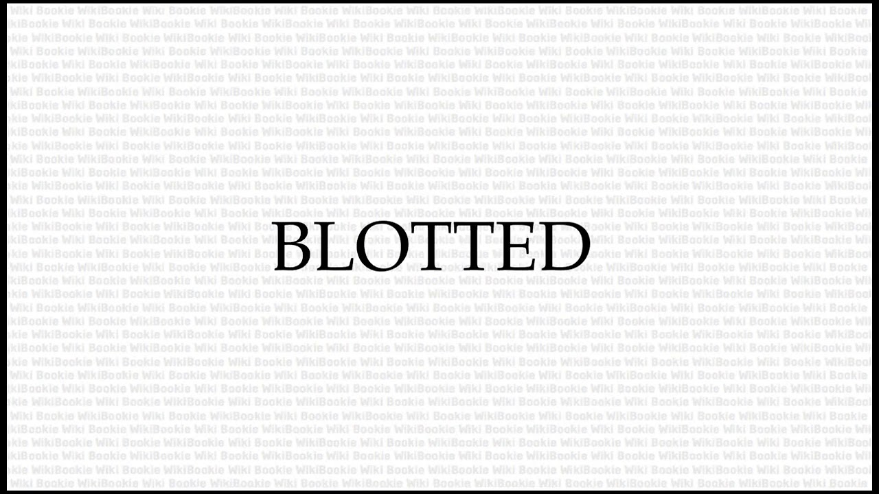 BLOTTED Meaning - The Secret Language of Rogues - YouTube