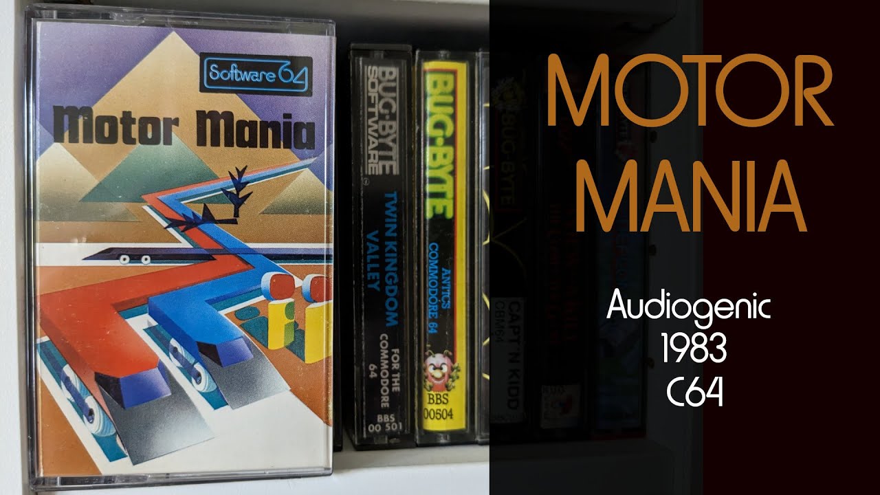Motor Mania - Audiogenic 1983 C64 - YouTube