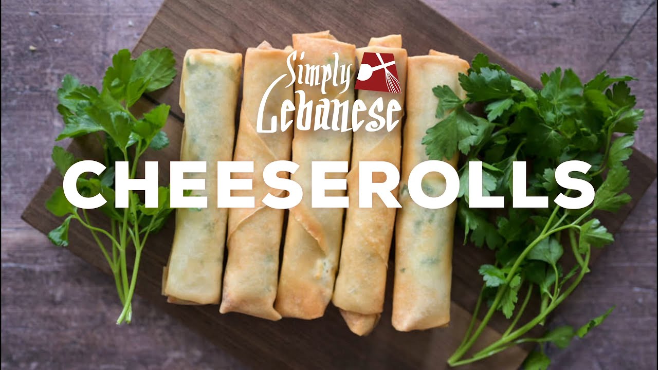 Lebanese Cheese Rolls - YouTube
