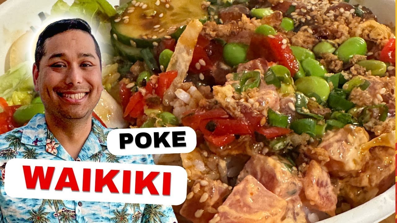 Poke in Waikiki. BEST VALUE! - YouTube