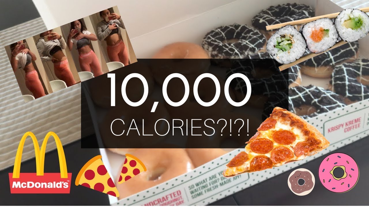 GIRL VS FOOD | 10,000 CALORIE CHALLENGE!! DID I COMPLETE IT?! - YouTube