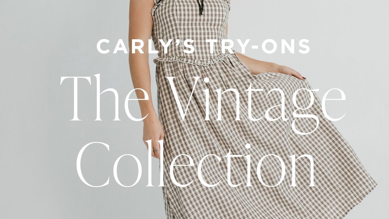 The Vintage Collection: Carly's try-ons - YouTube
