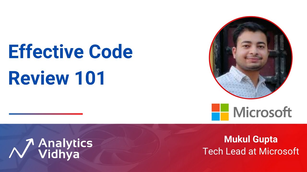 Effective Code Review 101 | DataHour by Mukul Gupta - YouTube