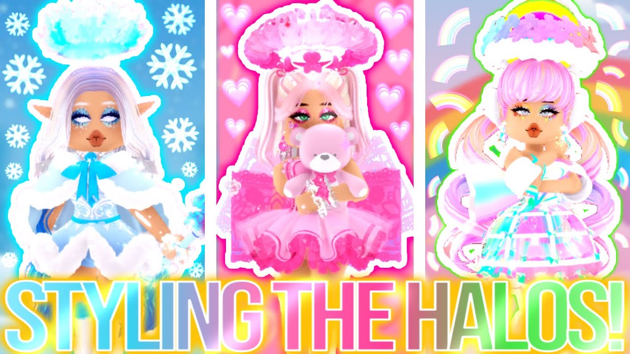 MAKING OUTFITS FOR ALL OF THE HALOS! PART 2! ROBLOX Royale High Outfits ...