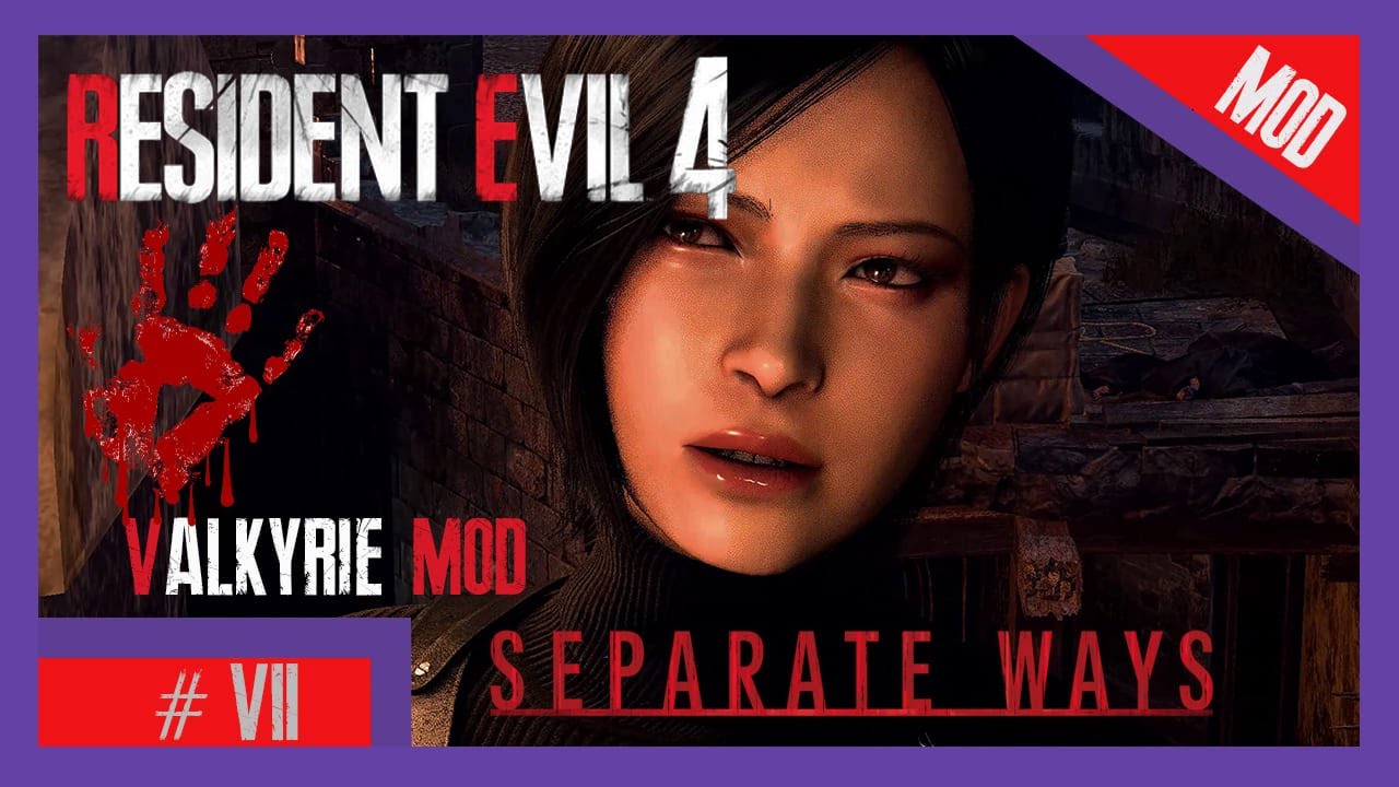 RE 4 Remake : DLC Separate Ways - Mod "VALKYRIE" (Ada Wong Black Top) #7 - YouTube