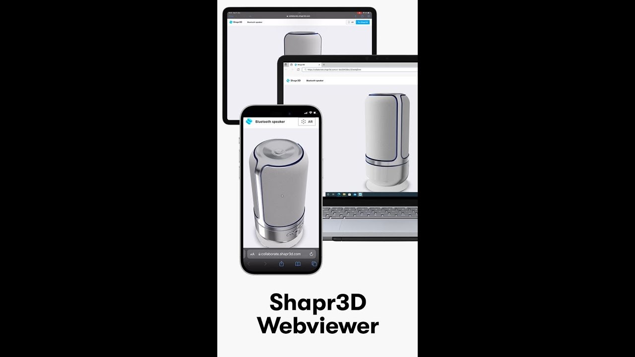 Use Shapr3D Webviewer to share a 360° preview of your design with ...