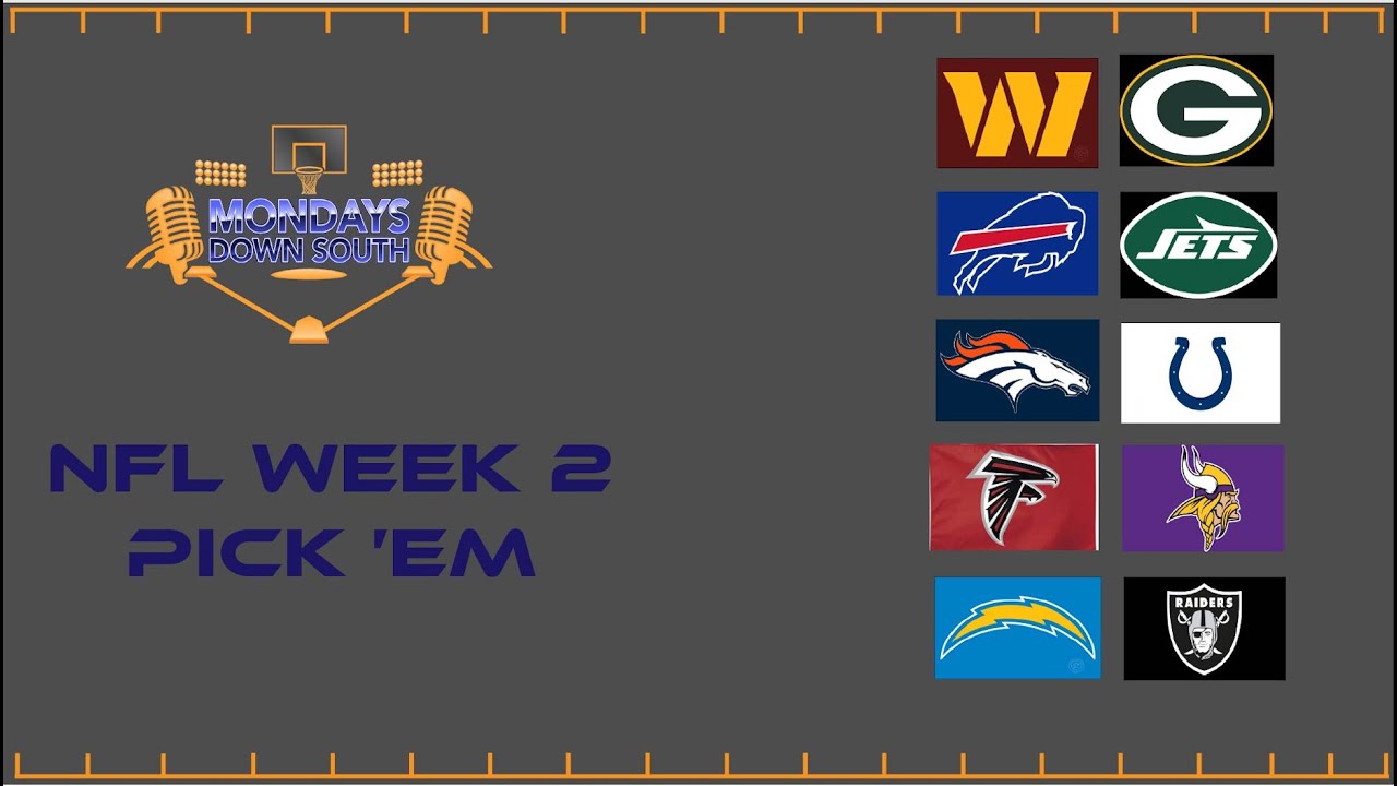 2025 NFL Season Week 2 Pick 'Ems | MDS Pickems S5.05 - YouTube