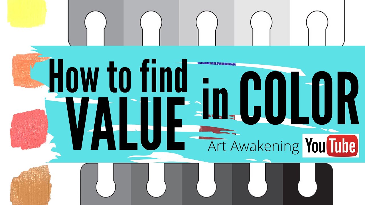 ARTISTS! Learn how to find VALUE in COLOR correctly-100% explained! 🎨 ...