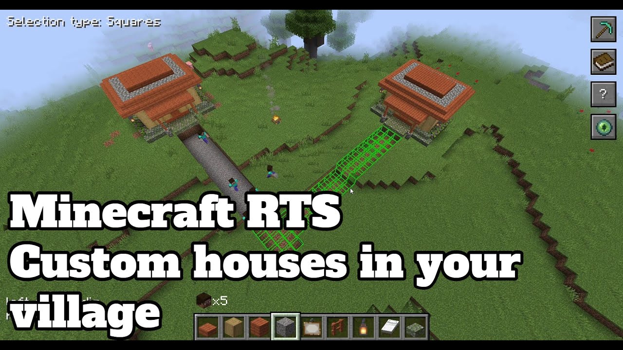 Building another village with custom blueprints in my DwarFortress mod ...