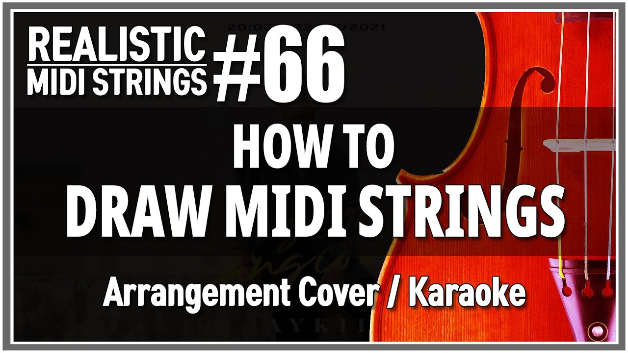 [K-POP 발라드 미디 스트링] How to draw MIDI Strings? - YouTube