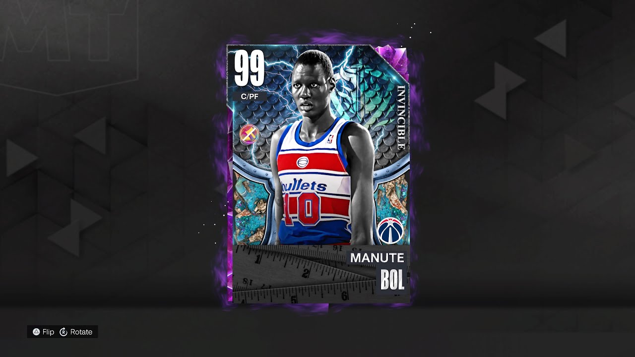 INVINCIBLE MANUTE BOL Gameplay!!! NBA2K23 MyTeam - YouTube