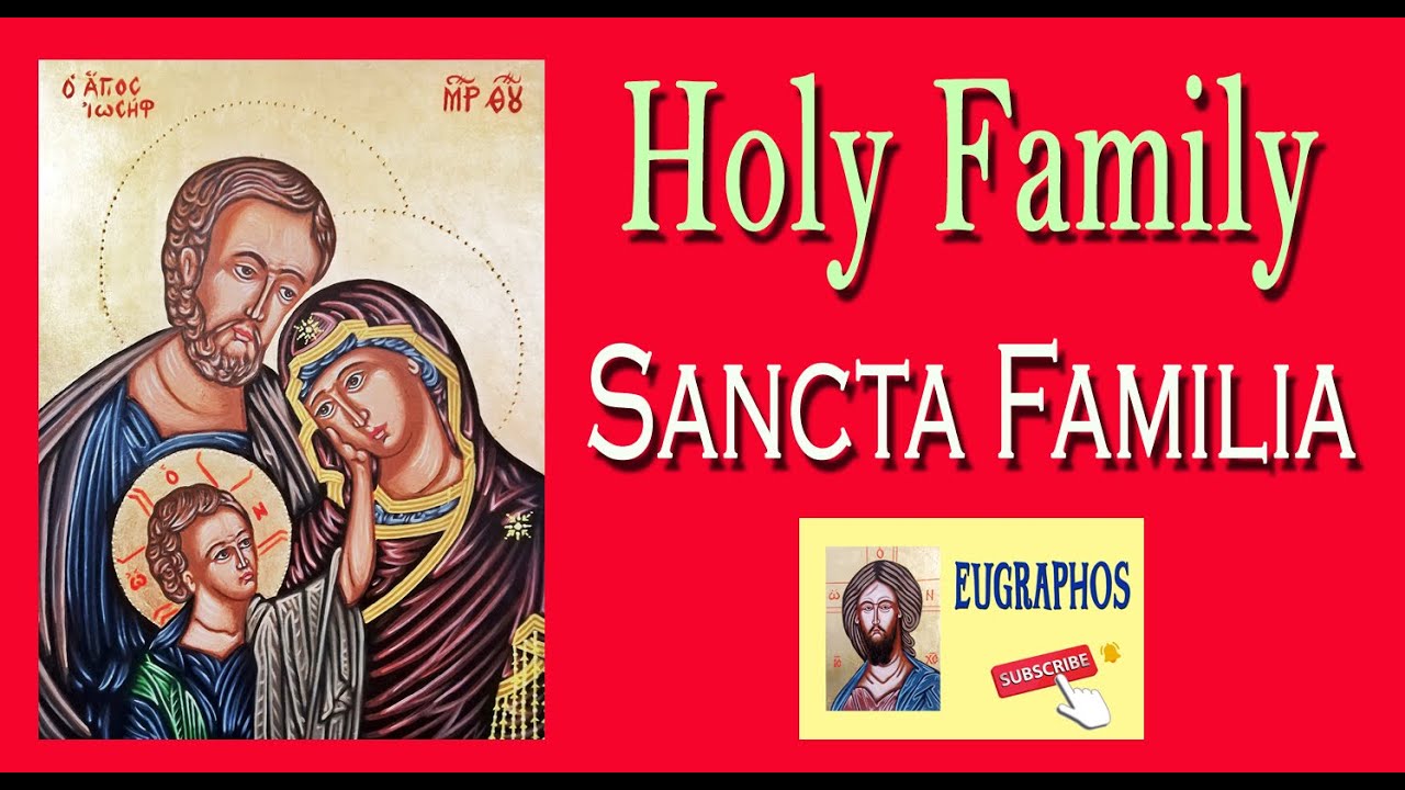 Holy Family (Sancta Familia) - Byzantine icon in the Italian-Cretan ...