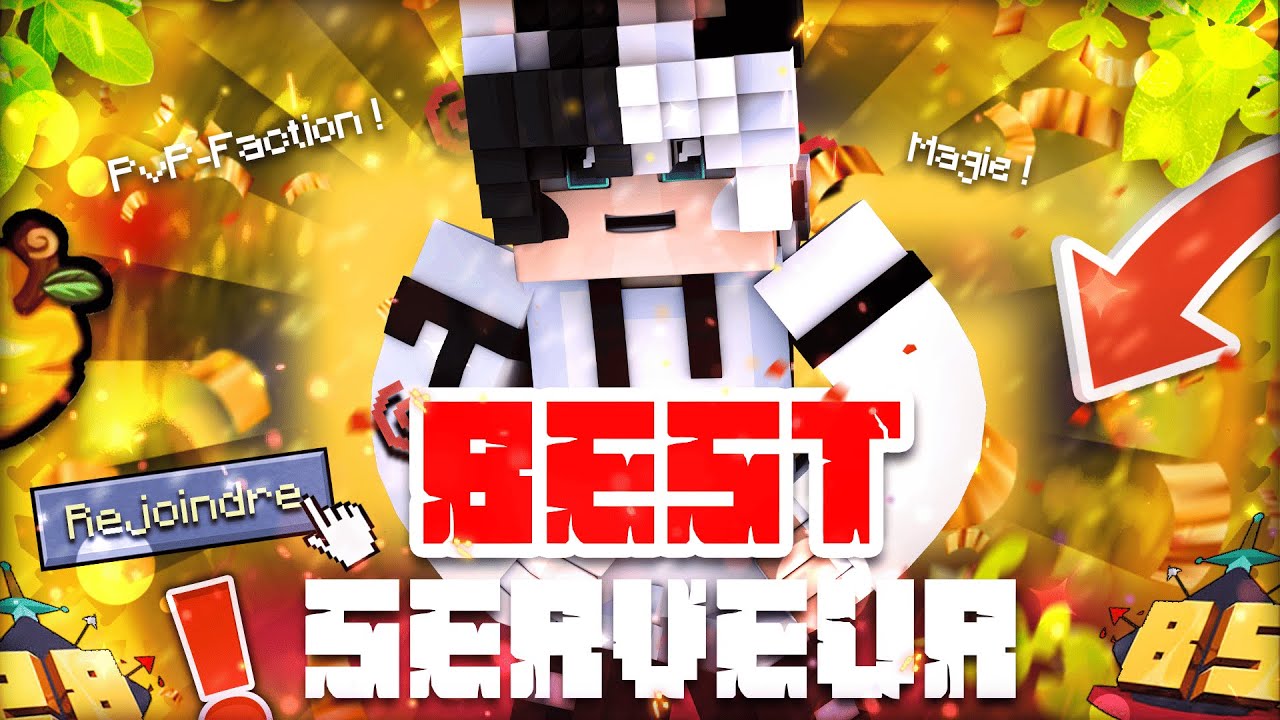 LE MEILLEUR SERVEUR MINECRAFT PVP FACTION MAGIE BEDROCK & JAVA ...