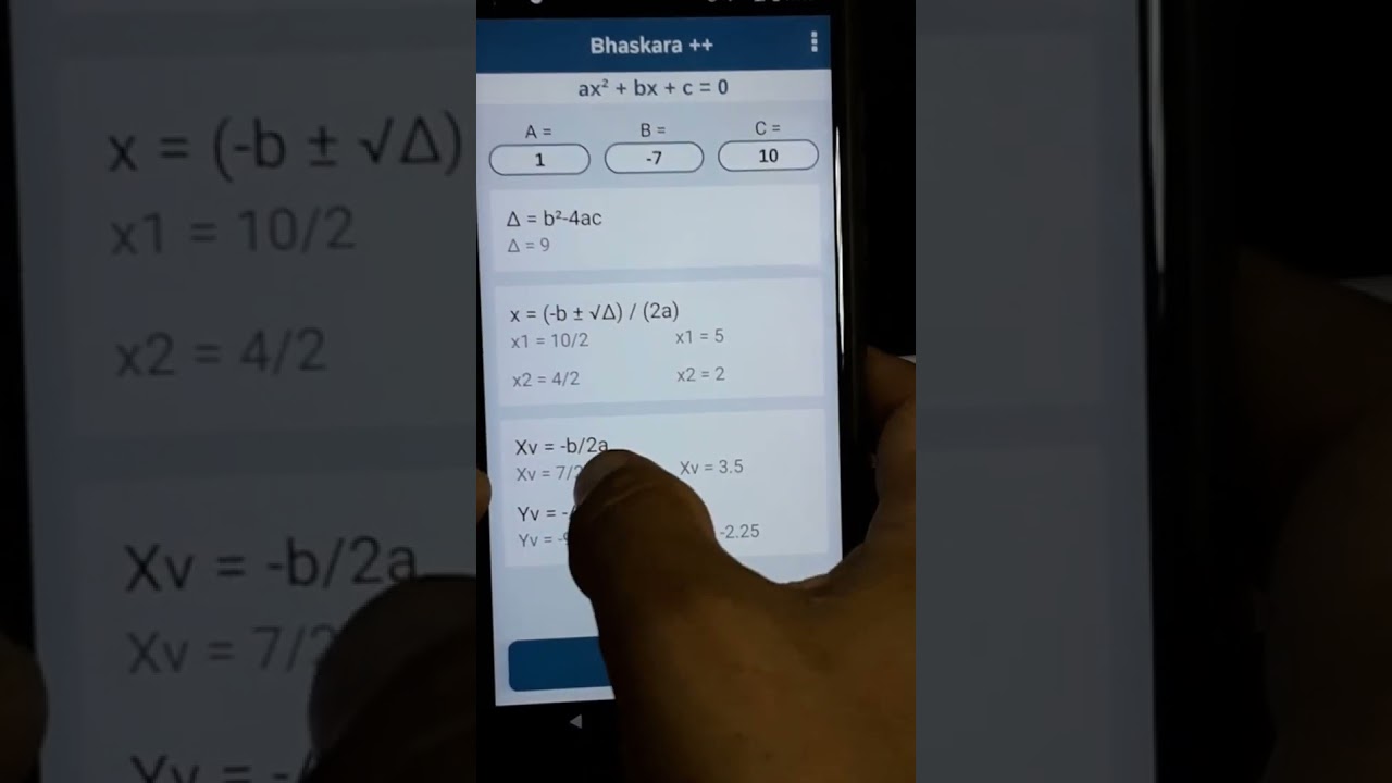 Calculadora de Bhaskara completa. #short - YouTube