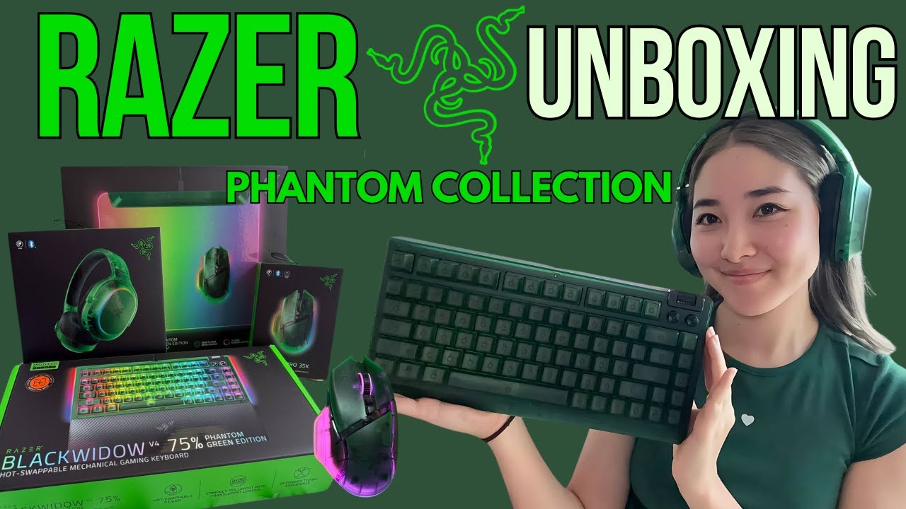 the Razer Phantom translucent Collection - YouTube
