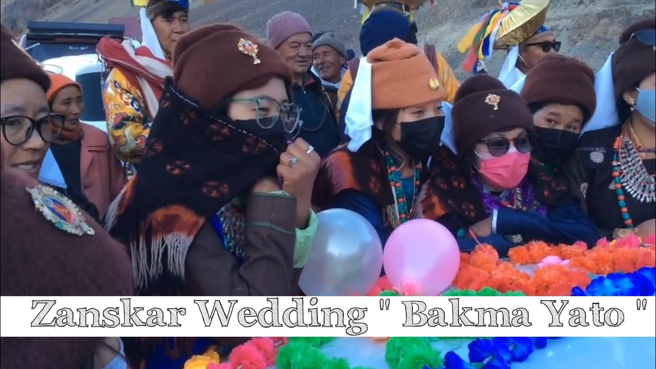Zanskar Bakston || wedding || Bakma Yato || His friends sang a song for ...