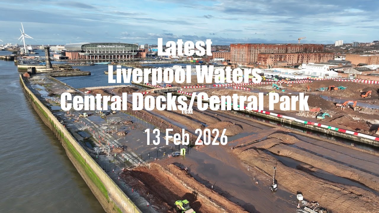 LATEST 🚨Liverpool Waters: Central Docks, Central Park update - YouTube