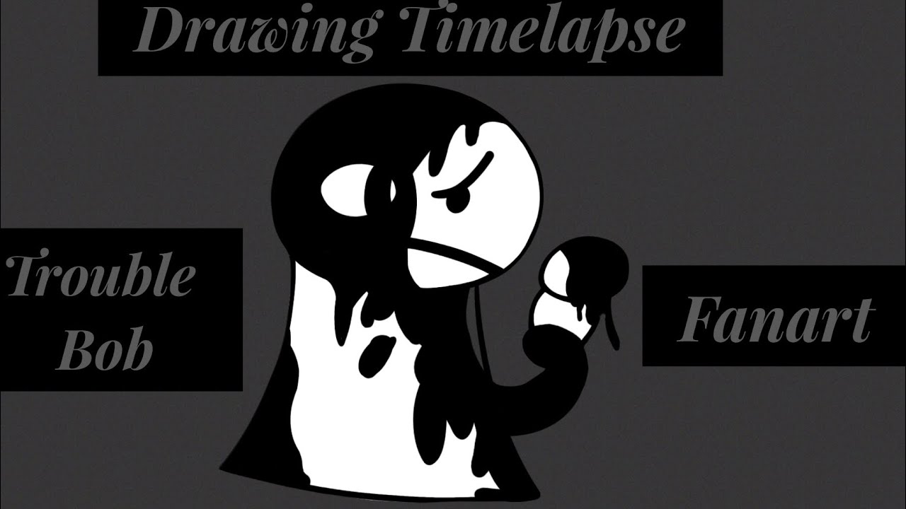 Timelapse Of My Trouble Bob Fanart! (FNF Bob Mod) - YouTube