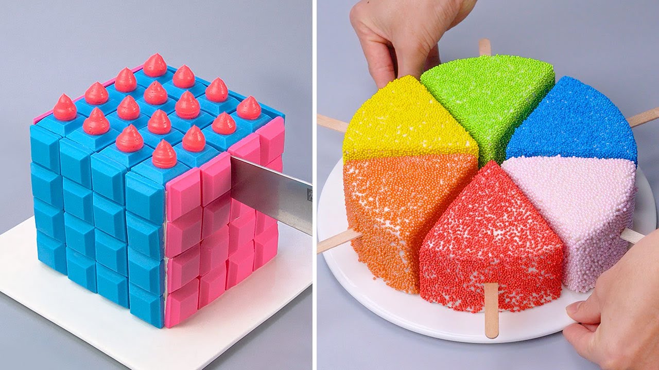 Most Satisfying Colorful Cake Decorating Compilation | Top 10 Amazing ...