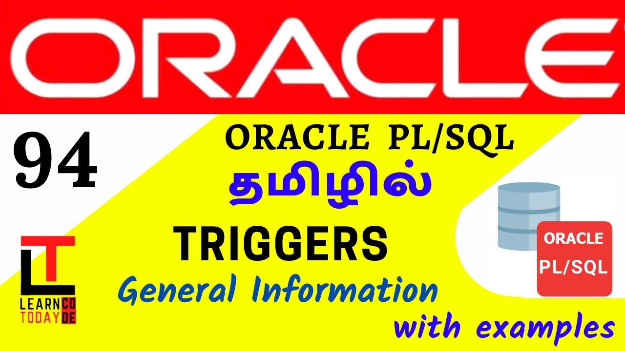 General Information on Triggers in PLSQL | Oracle PLSQL tutorial in ...