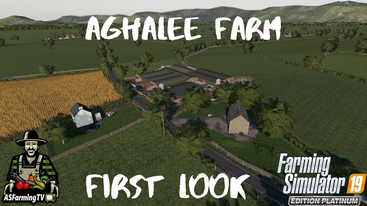 (ENG/PC) Farming Simulator 19 | Aghalee Farm First Look - YouTube