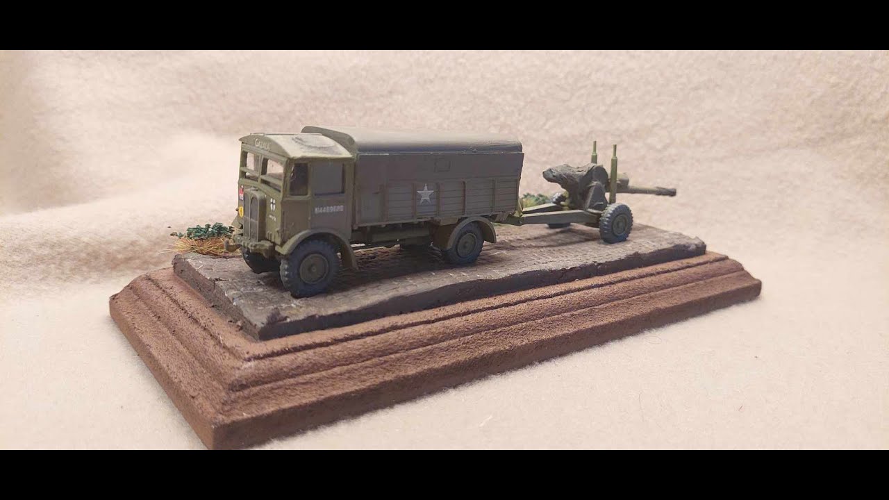 AIRFIX 1/76 AEC Matador & 5'5" Gun - A Build In Pictures - YouTube