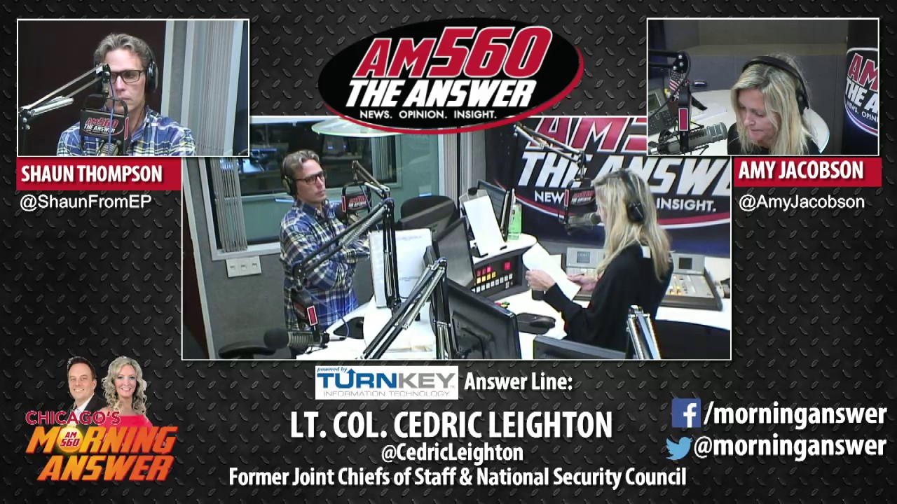 Chicago's Morning Answer - Lt. Colonel Cedric Leighton - April 18, 2017 ...