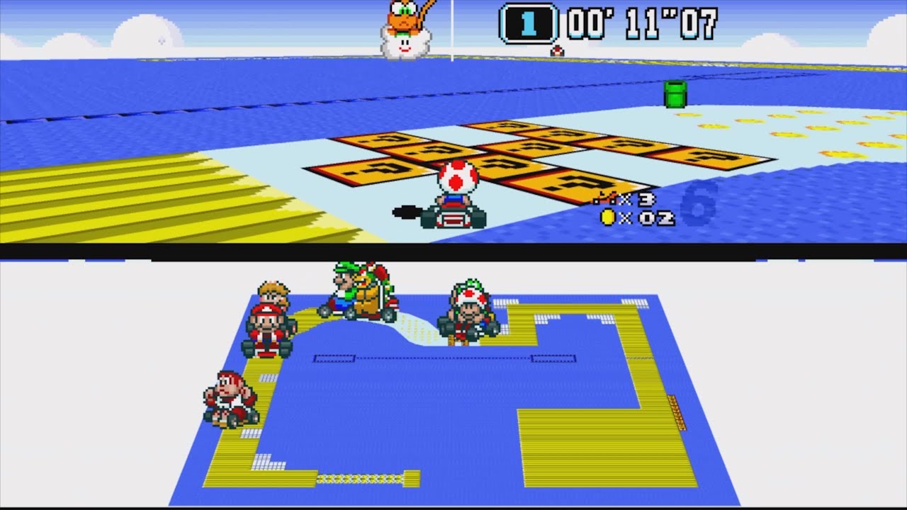 Super Mario Kart Hack: Limited 21 Vol. 1+2 / in HD 16:9 / SNES / bsnes ...