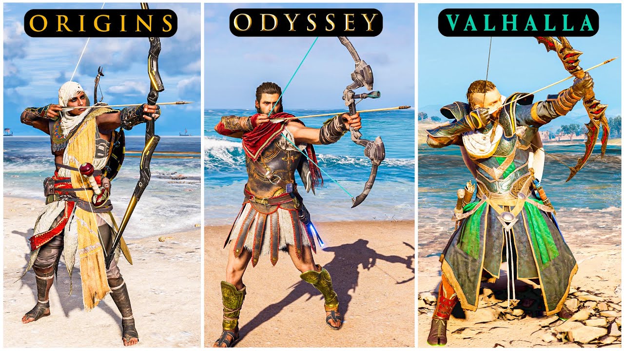 Assassin's Creed Origins vs AC Odyssey vs AC Valhalla - Which Game is ...