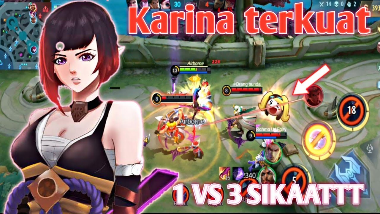 KARINA BRUTAL DEMAGE🔥 | DI KEROYOK MASIH KUAT MAKE BUILD INI!!! - YouTube