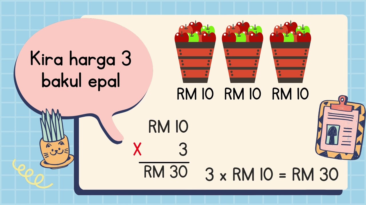 MATEMATIK TAHUN 2 DARAB DALAM WANG - YouTube
