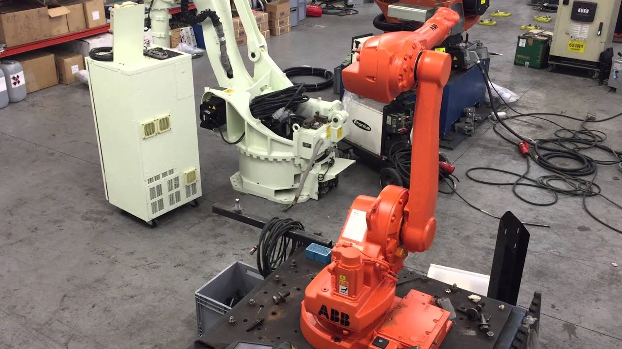 robot industriali ABB IRB 1600 - YouTube