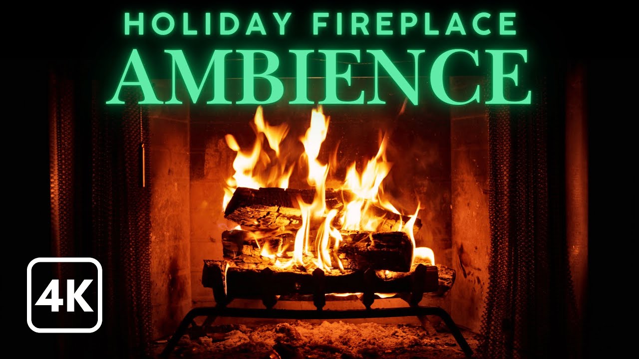 Cozy Fireplace Ambience 4K 🔥 Crackling Fire Sounds - YouTube