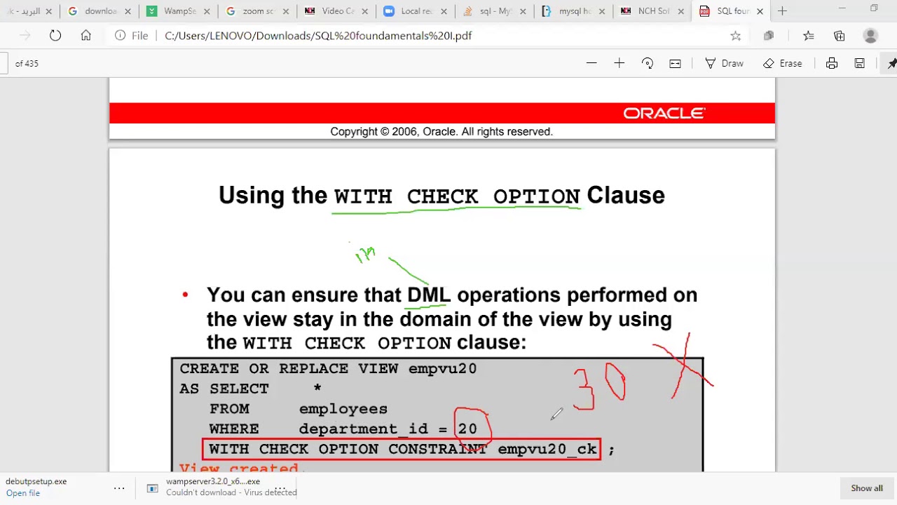 View, Sequence, Index, Synonym Oracle Dr Radwan Batyha - YouTube