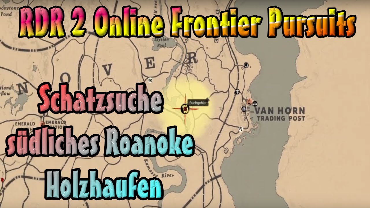 Red Dead Redemption 2 Online - Schatzsuche - südliches Roanoke ...
