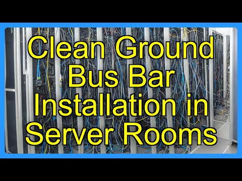 Clean Ground Bus Bar Installation in Server Rooms - YouTube