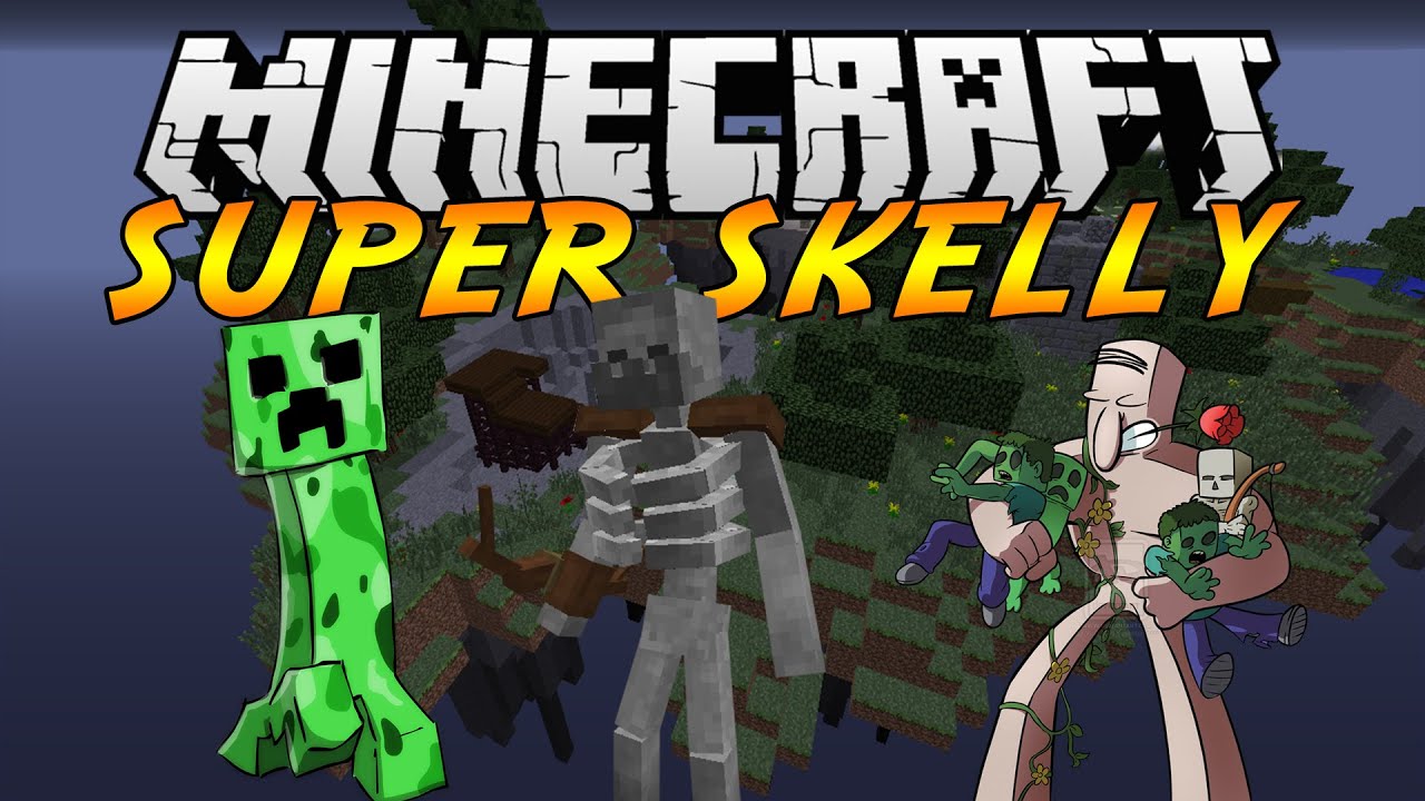 Super Skelly! w/Friends Minecraft Minigame: Super Smash Mobs - YouTube