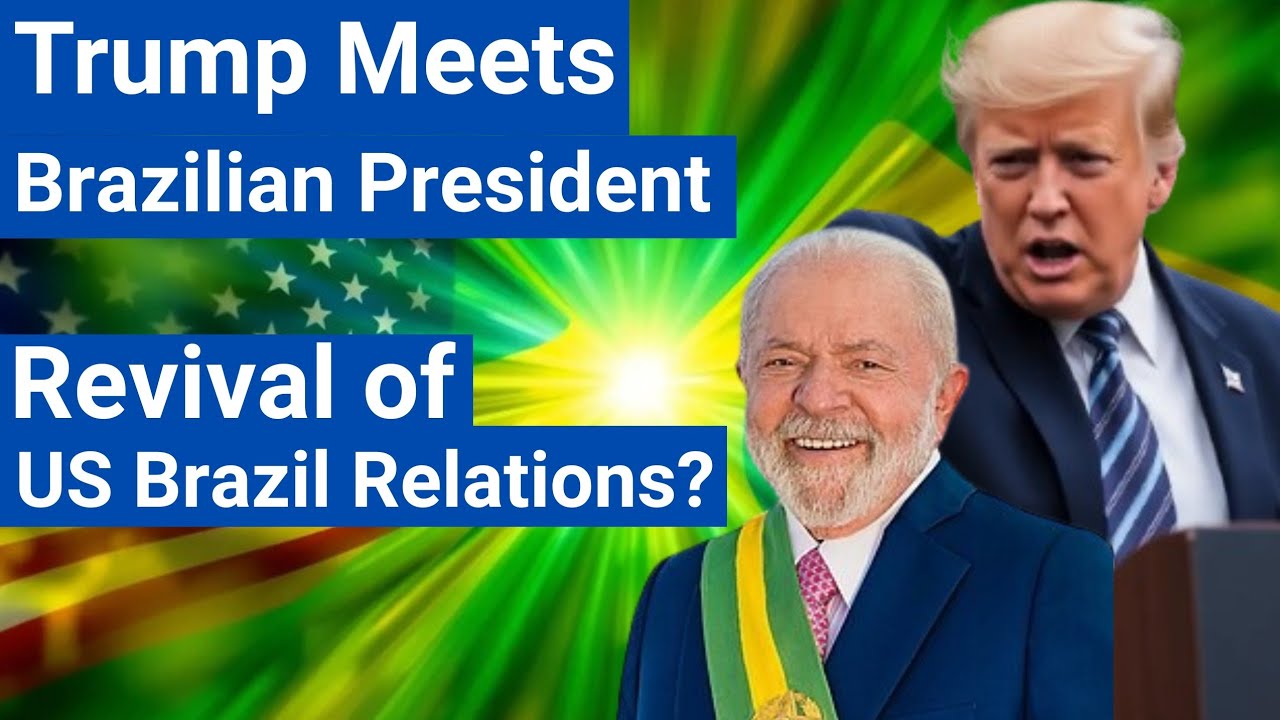 Donald Trump meets Brazilian President Lula de Silva | US Brazil Trade ...