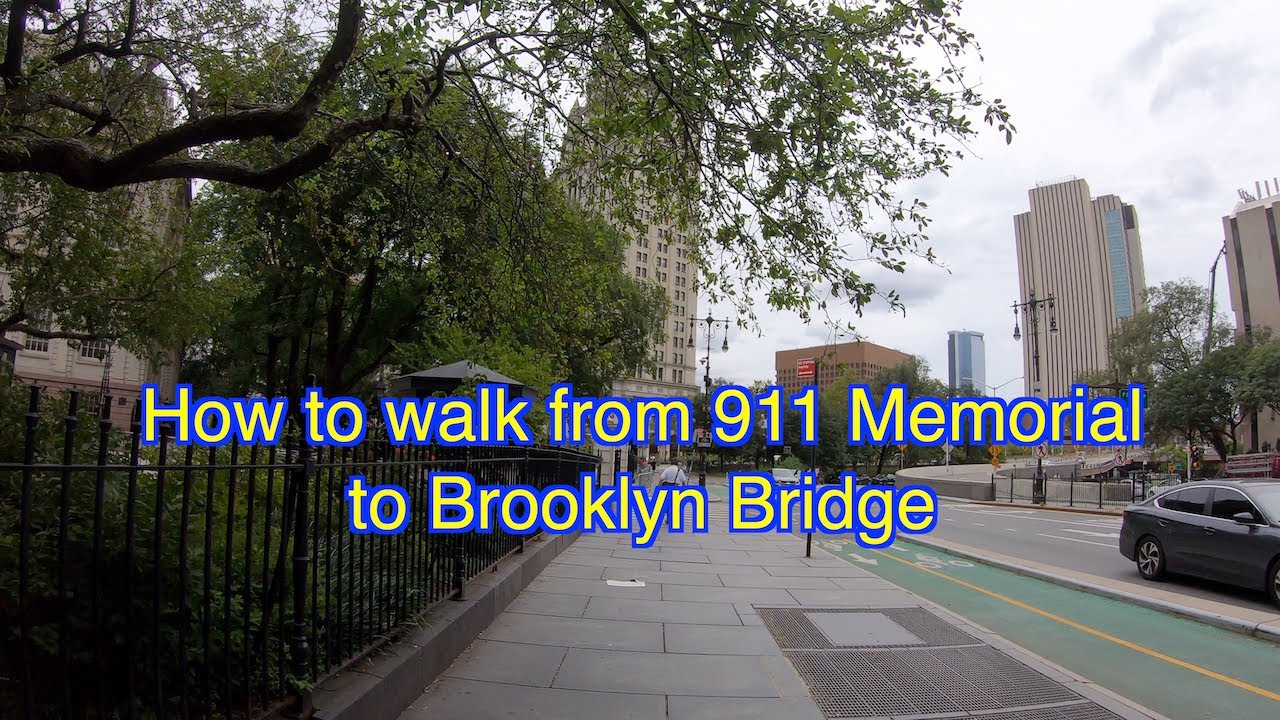 How to walk from 911 Memorial to Brooklyn Bridge (4K) - YouTube