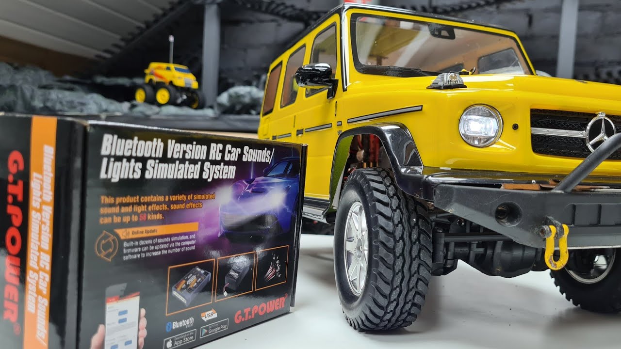GT POWER sound and light rc kit install - YouTube