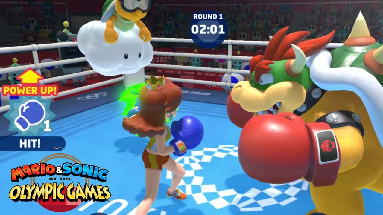 Mario & Sonic At The Olympic Games Tokyo 2020 Event Boxing Daisy VS ...